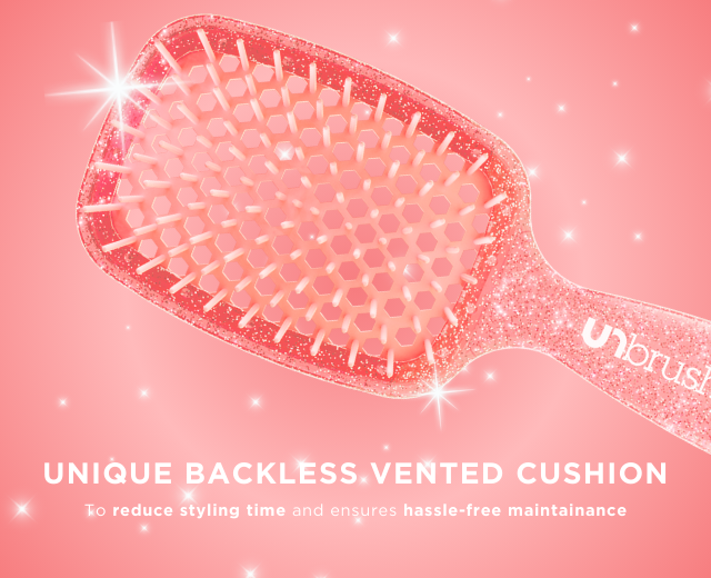 UNbrush Detangling Hair Brush - Ruby - FHI Heat™