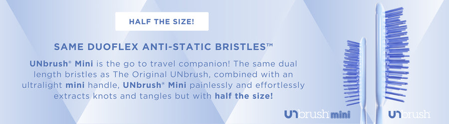 UNbrush Detangling Hair Brush Mini - Periwinkle - FHI Heat™