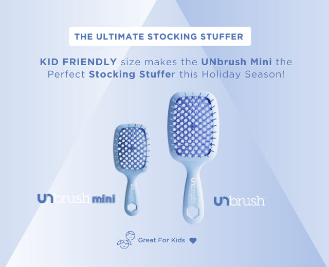 UNbrush Detangling Hair Brush Mini - Periwinkle - FHI Heat™