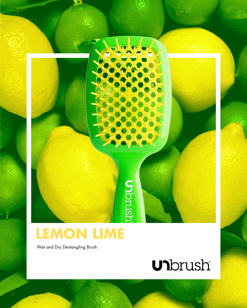 UNbrush Detangling Hair Brush - Lemon Lime - FHI Heat™