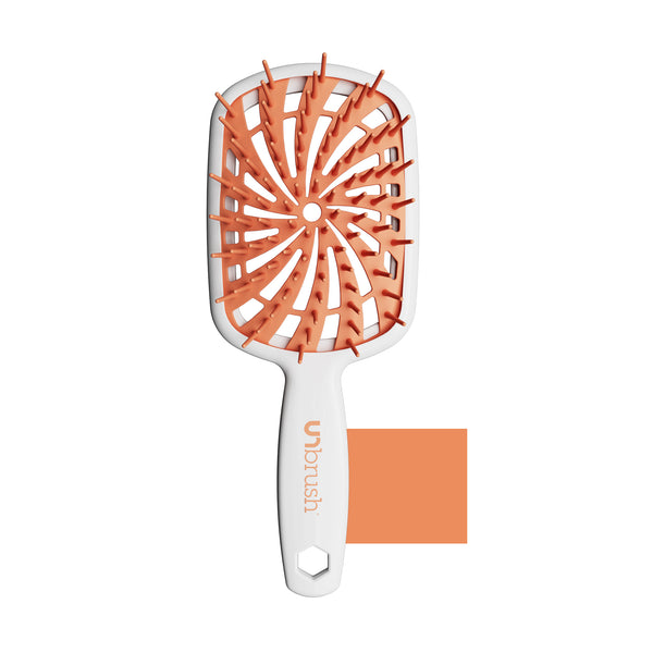 UNbrush Detangling Hair Brush Plus - Orange Sherbet - FHI Heat™