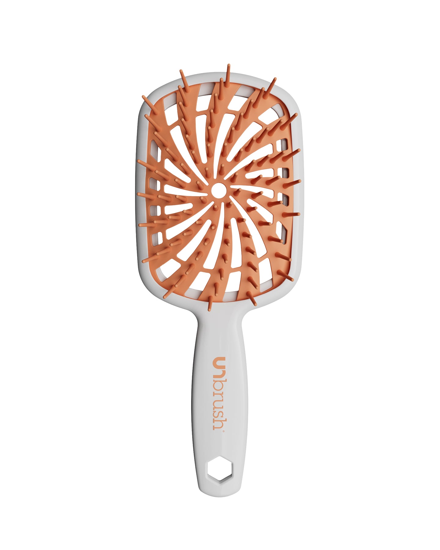 UNbrush Detangling Hair Brush Plus - Orange Sherbet – FHI Heat™