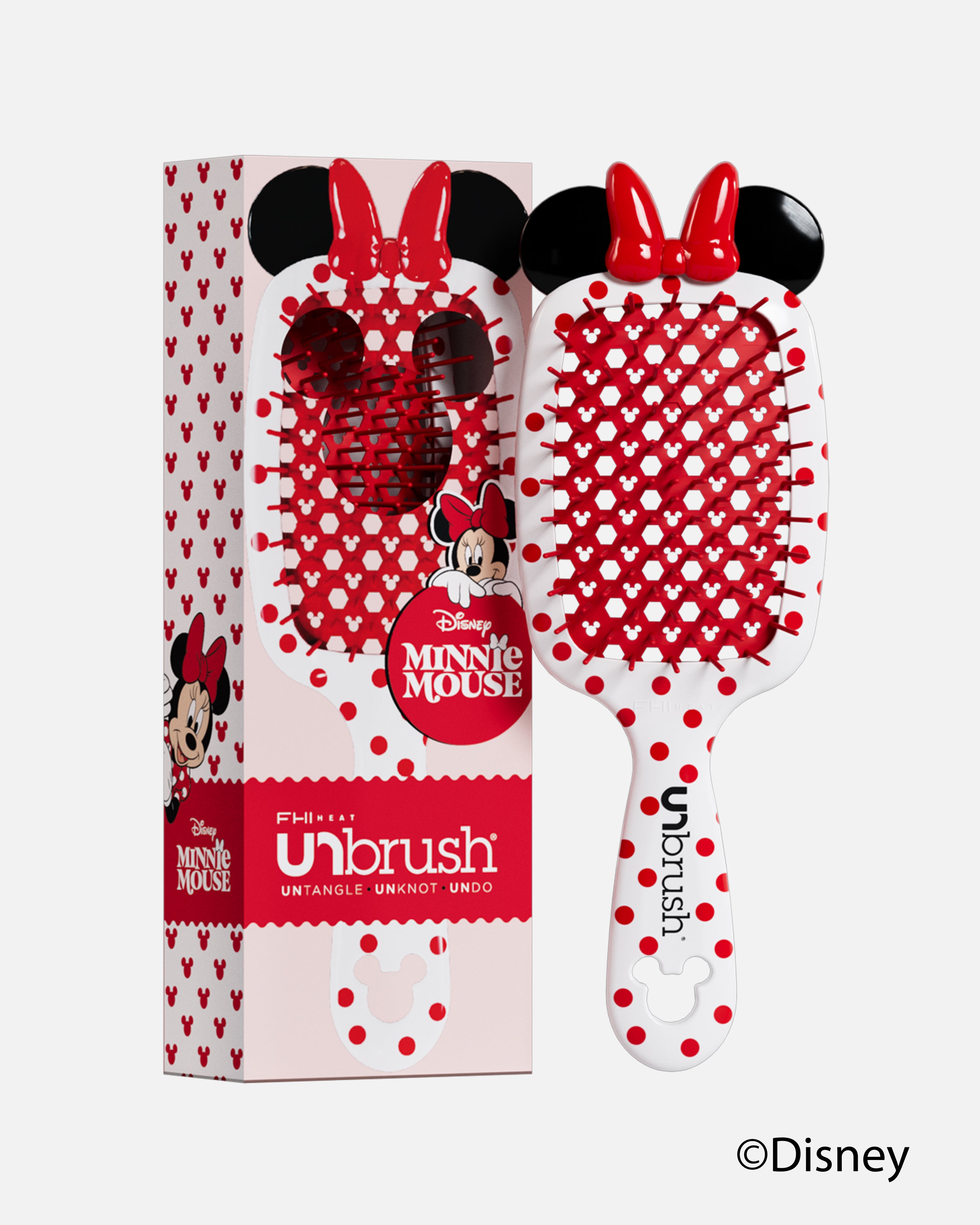 UNbrush Disney Detangling Brush Duo Set - Mickey Mouse & Minnie Mouse ...