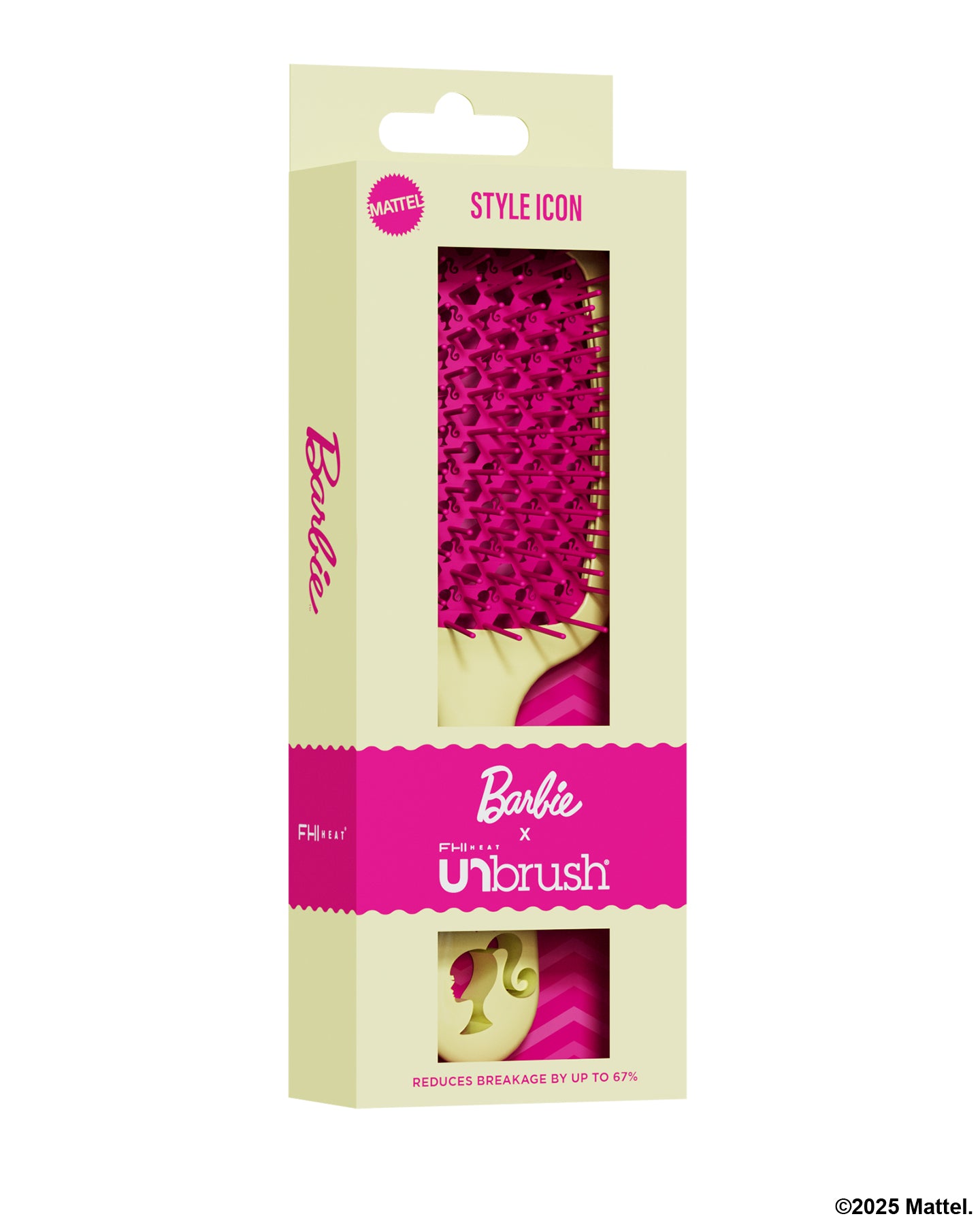 UNbrush Barbie Individual - Yellow Style Icon – FHI Heat™
