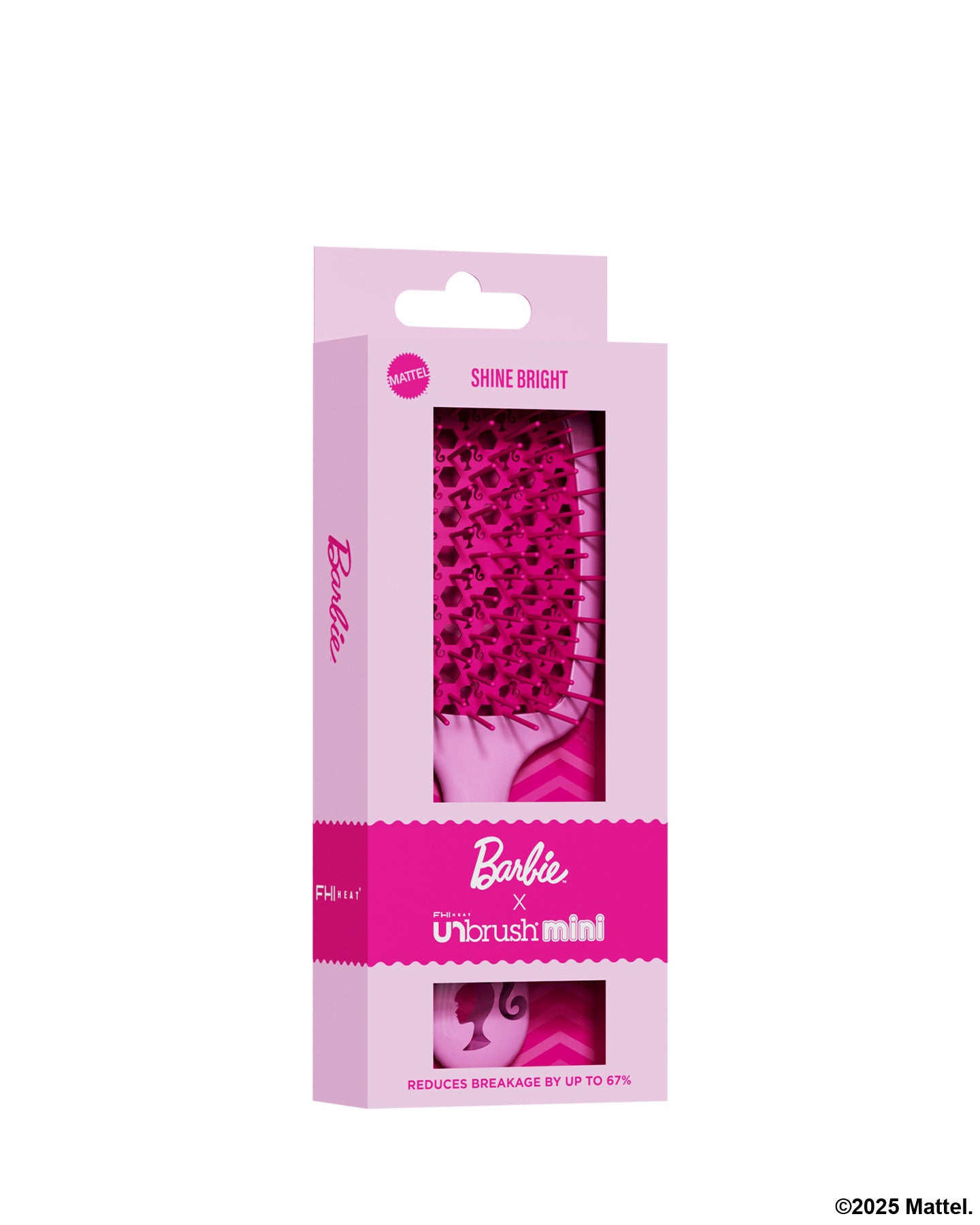 UNbrush Mini Barbie Individual - Pink Shine Bright – FHI Heat™