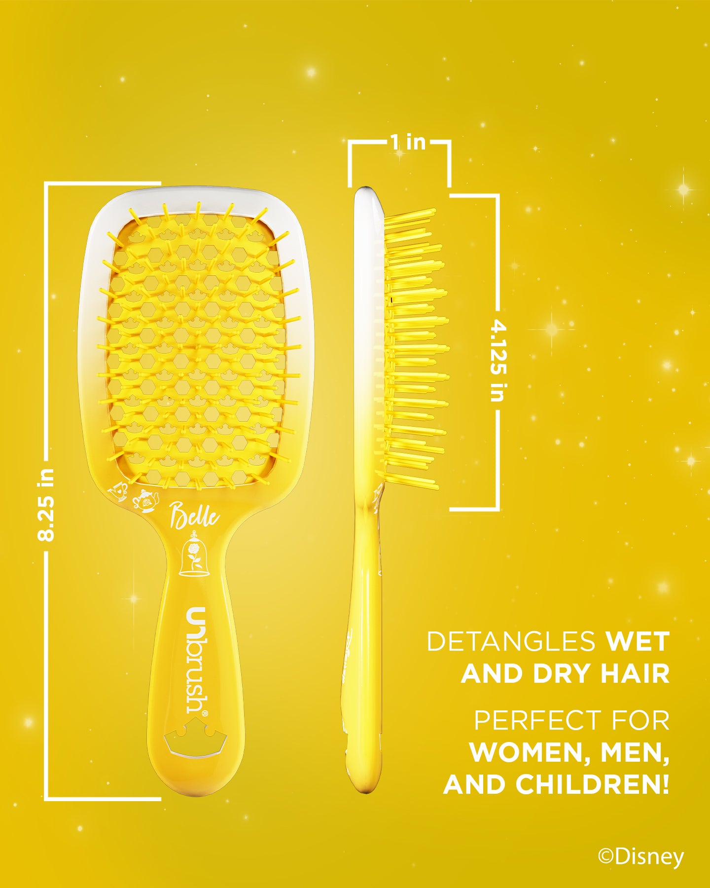 Disney Princess Detangling Brush - Belle – FHI Heat™