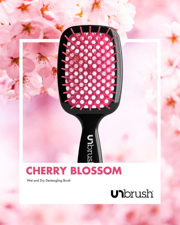 Detangling Hair Brush: UNbrush - Cherry Blossom Pink - FHI Heat™