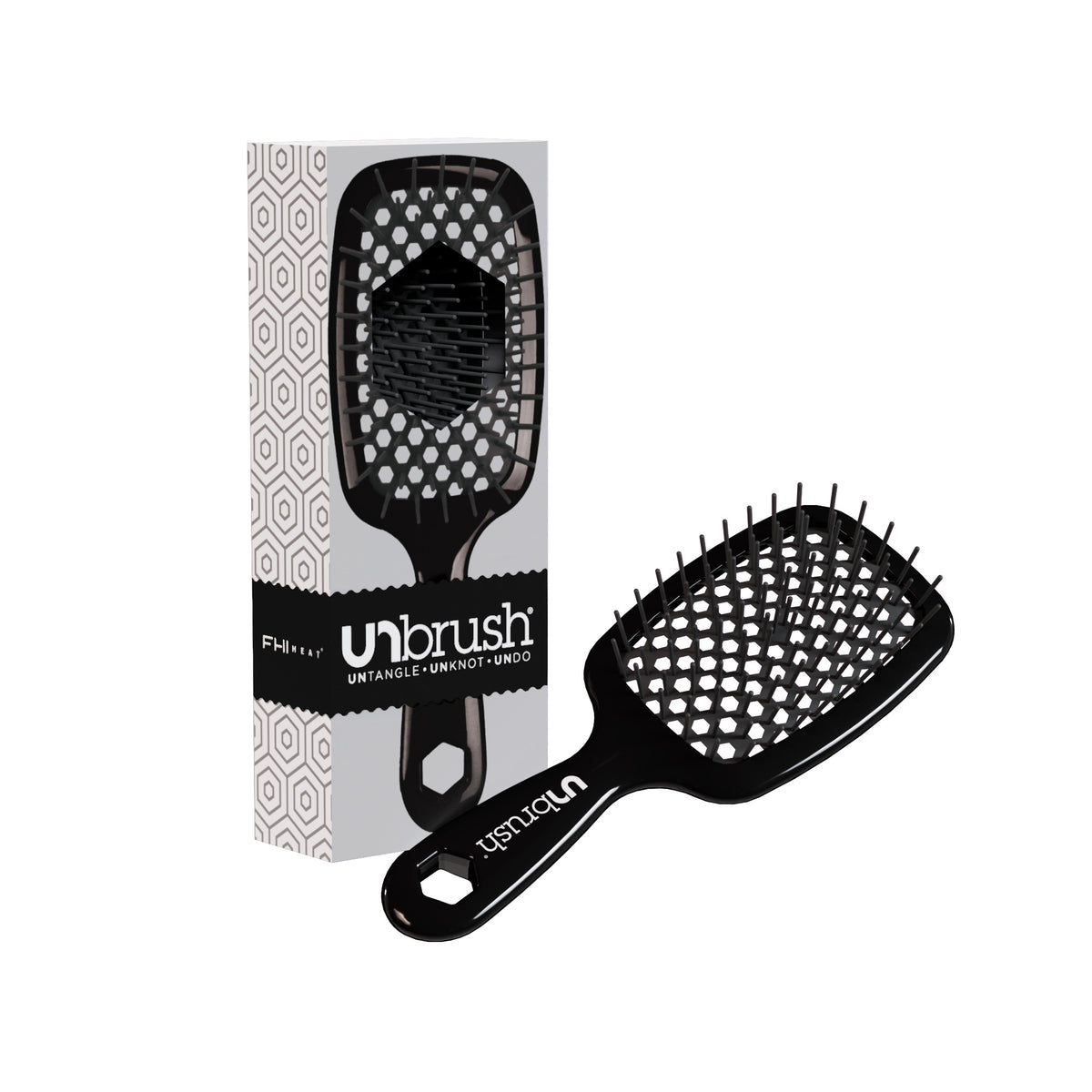 UNbrush Detangling Hair Brush - Midnight - FHI Heat™