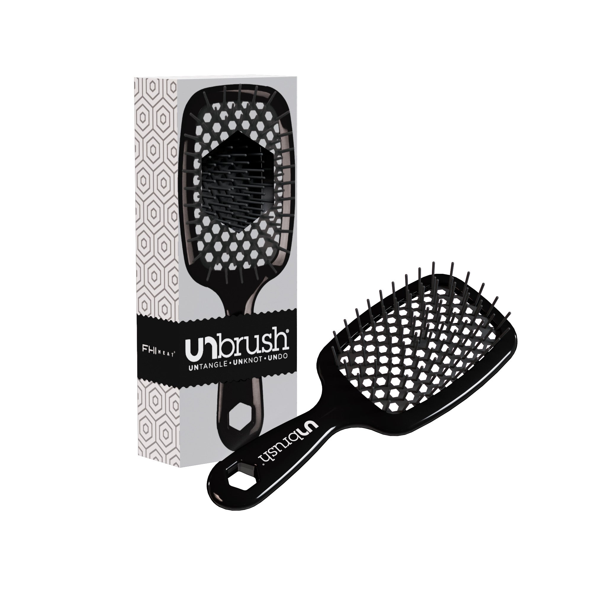 UNbrush Detangling Hair Brush - Midnight - FHI Heat™