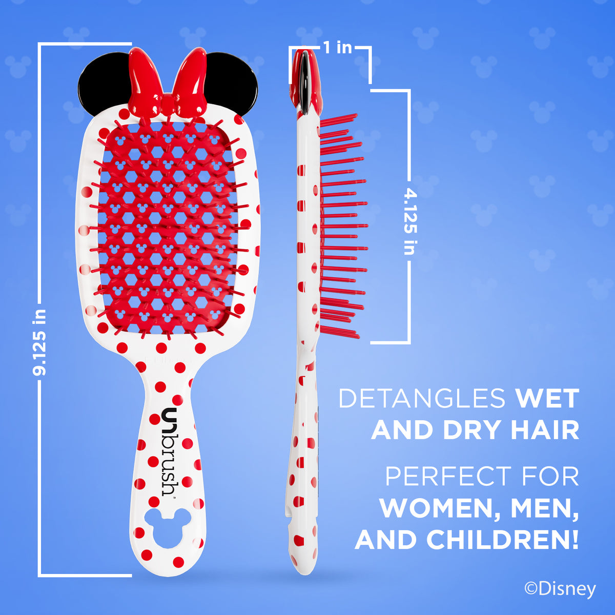 Disney Mickey Mouse - UNbrush Detangling Hair Brush - FHI Heat™