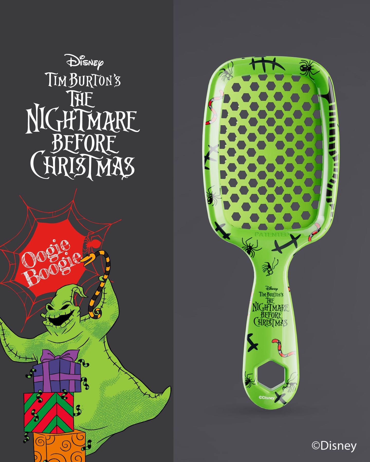 UNbrush Disney The Nightmare Before Christmas Detangling Brush - Oogie ...