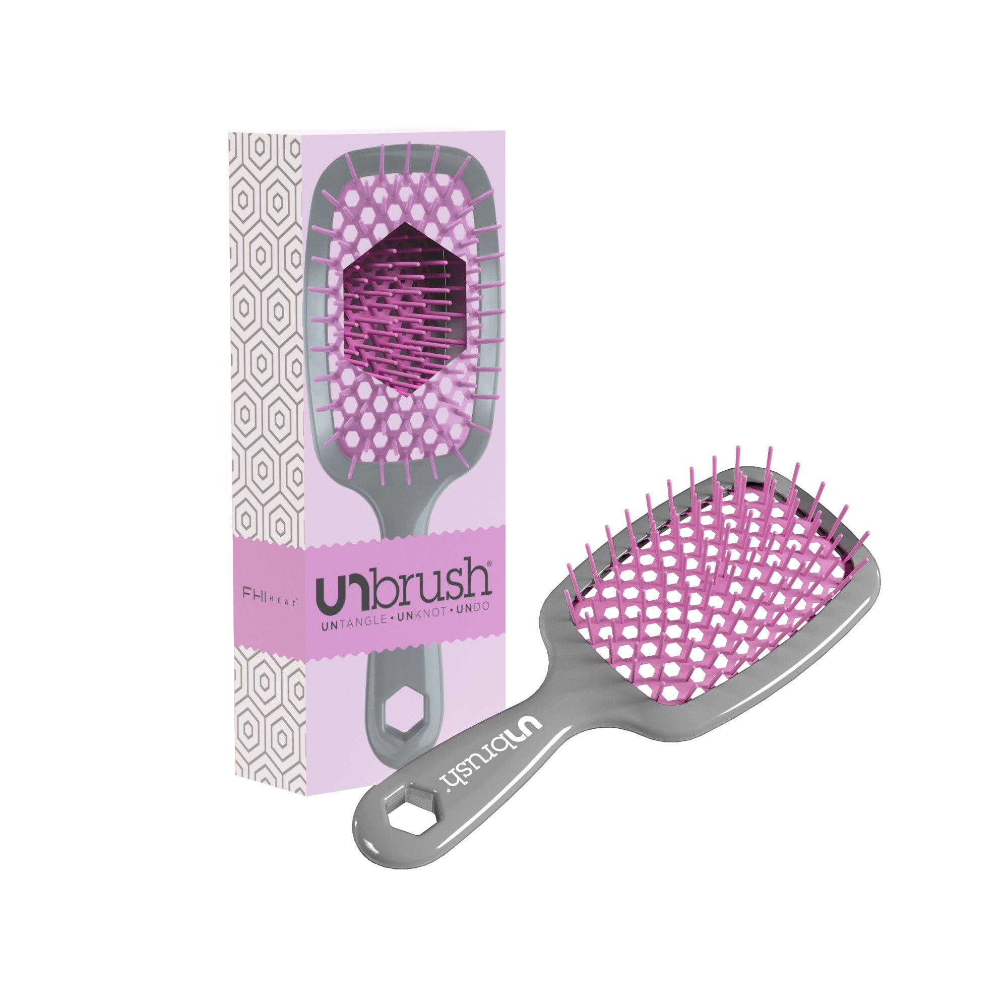 UNbrush Detangling Hair Brush - Orchid - FHI Heat™
