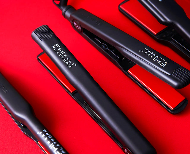 Flat Iron Tourmaline Curved Hair Straightener In 1 Inch – FHI Heat™