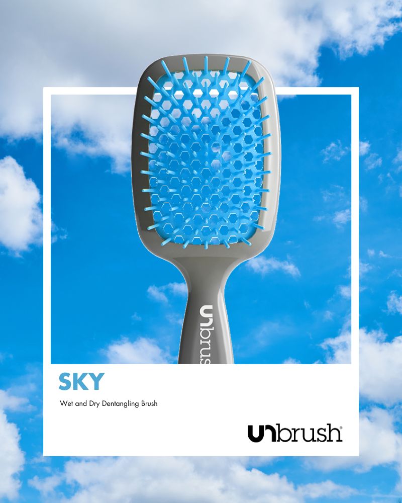 Unbrush Detangling Hair Brush - Sky - FHI Heat™