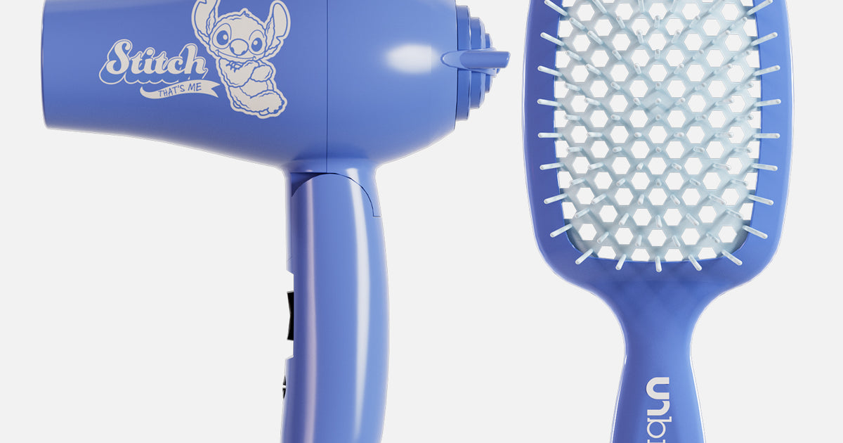 Disney Stitch UNbrush® & Mini Dryer Travel Set – FHI Heat™