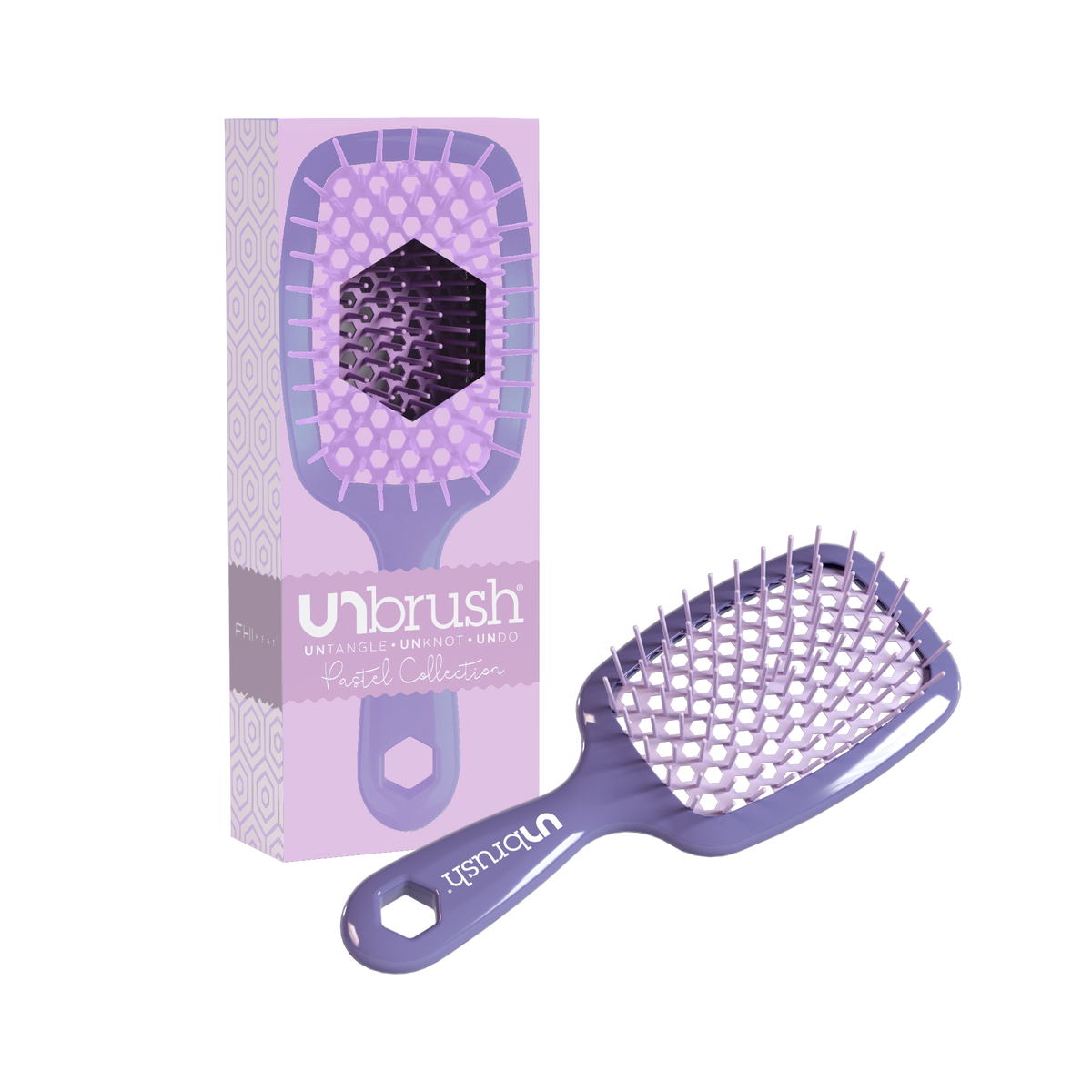 UNbrush Detangling Hair Brush - Lavender - FHI Heat™
