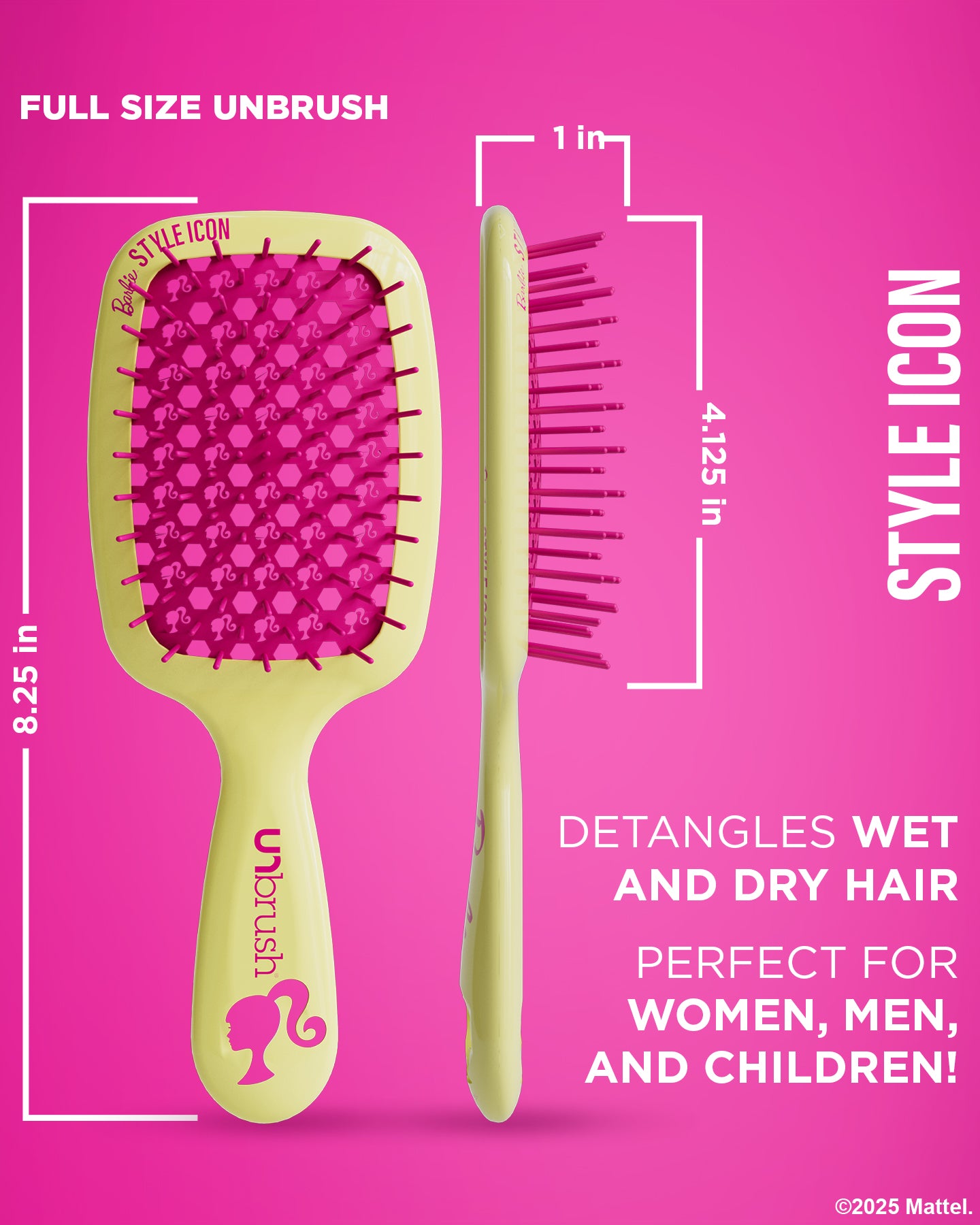 UNbrush Barbie Detangling Brush - Style Icon – FHI Heat™