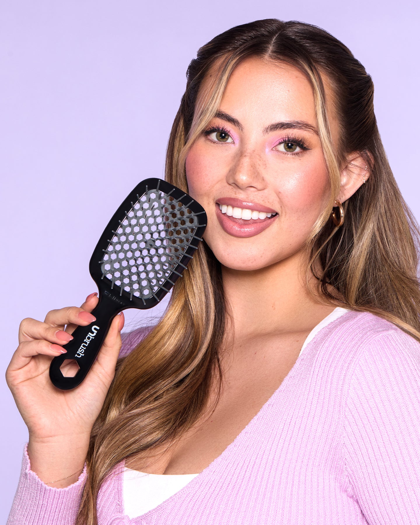 Detangling Hair Brush: UNbrush - Moonlight Gray – FHI Heat™