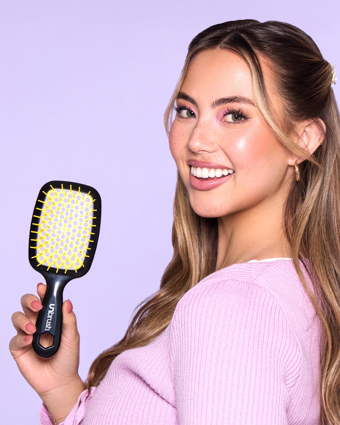 Detangling Hair Brush: UNbrush - Sunburst Yellow – FHI Heat™