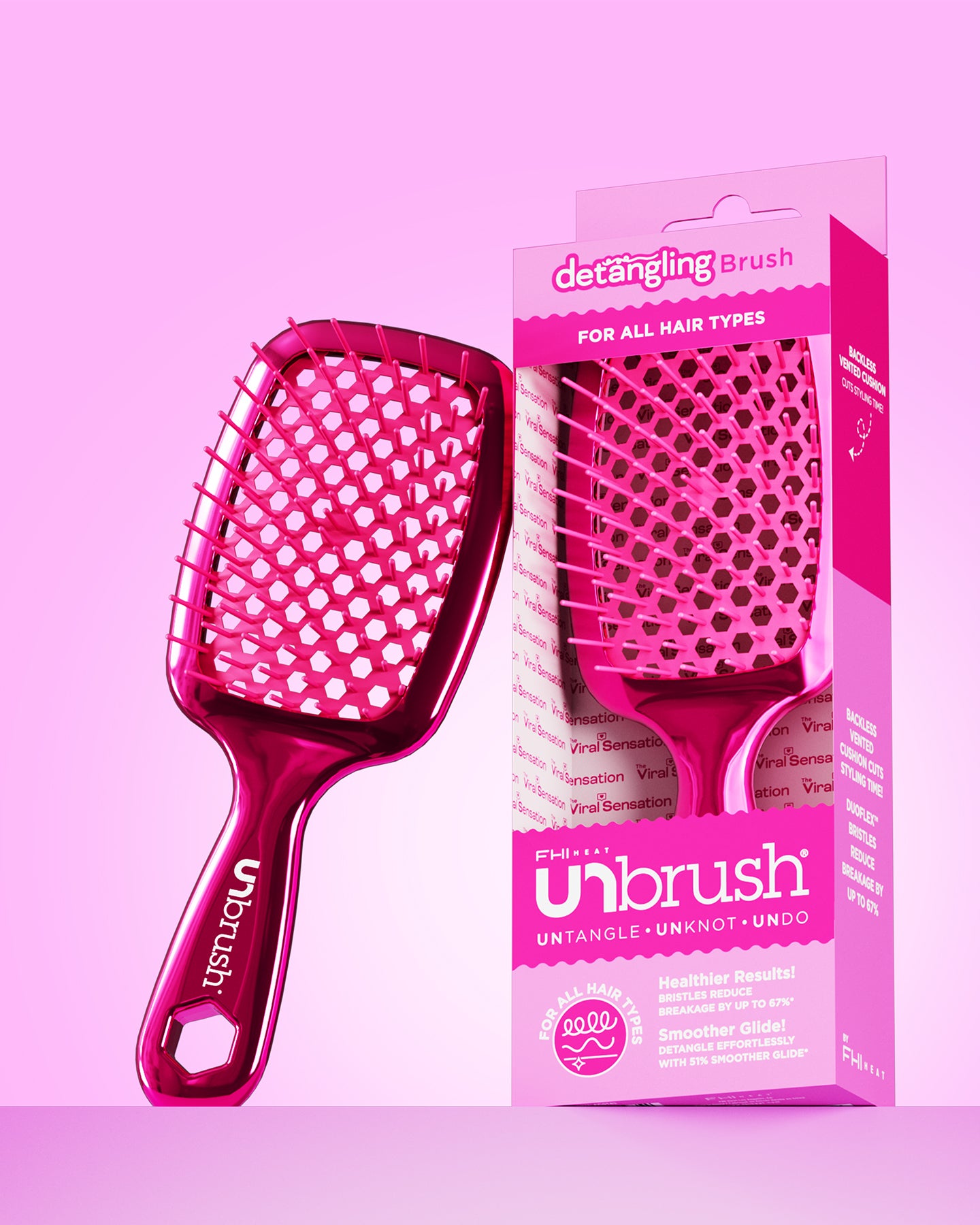UNbrush Chrome - Pink Chrome Nebula – FHI Heat™