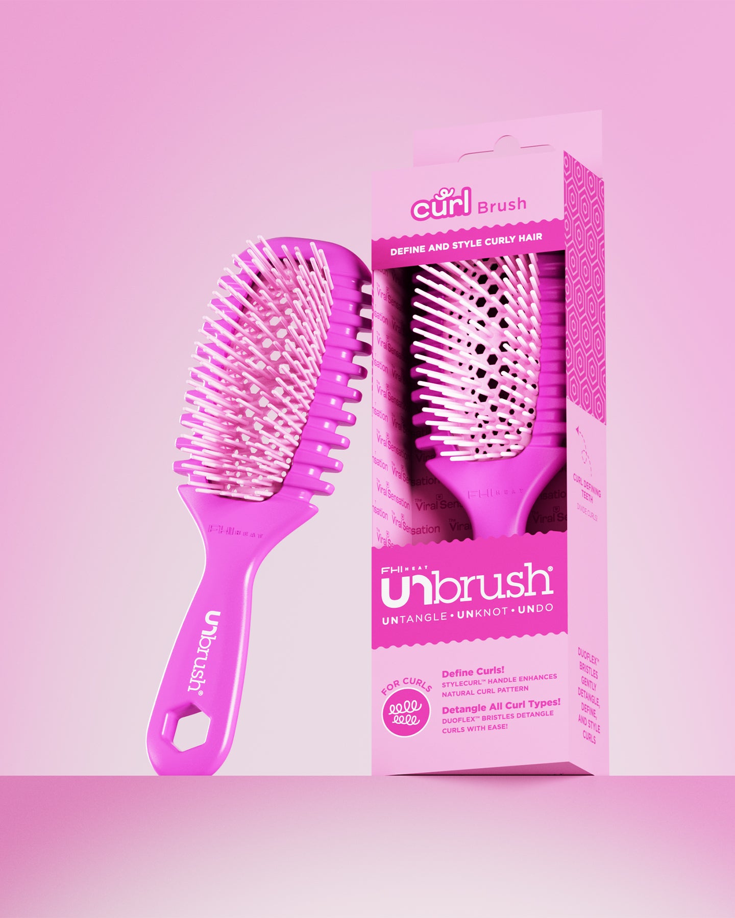 UNbrush Curl - Fuchsia – FHI Heat™