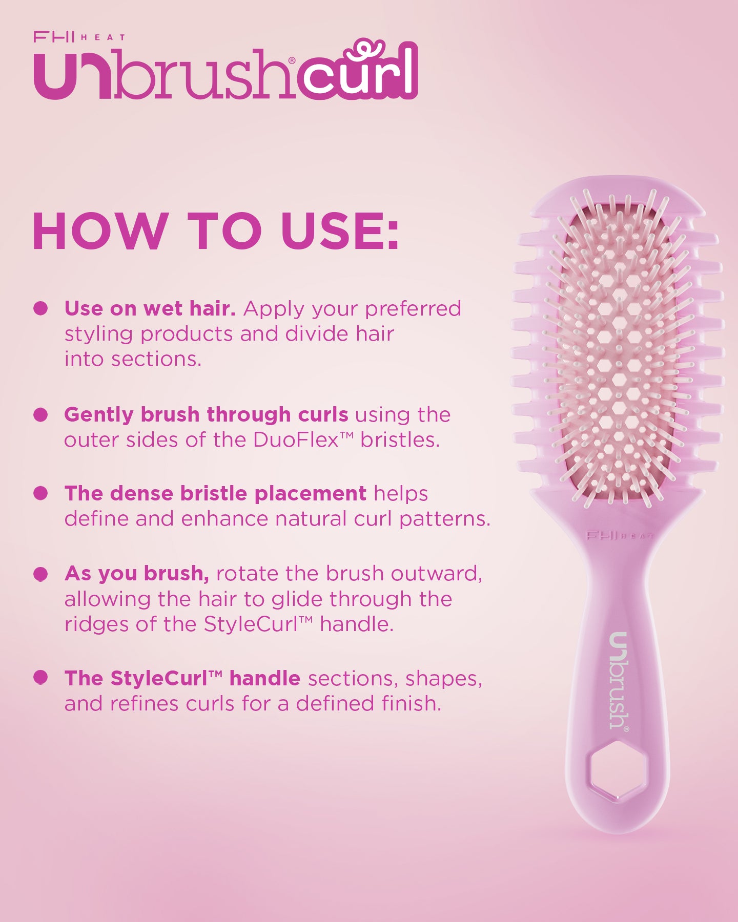 UNbrush Curl - Pink Clouds – FHI Heat™