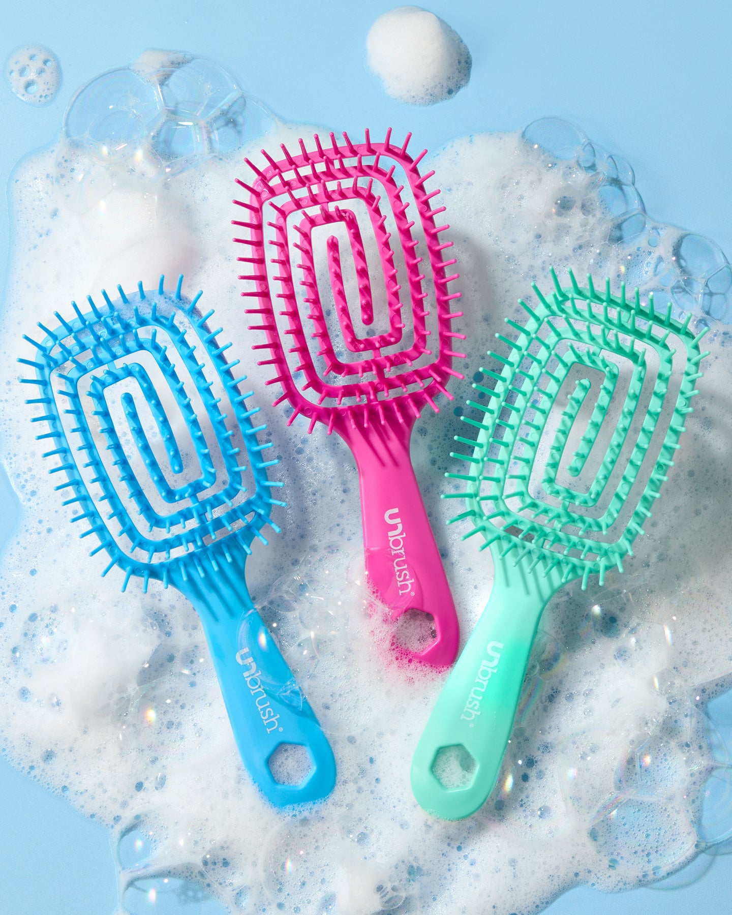UNbrush Flex Detangling Hair Brush - Teal – FHI Heat™