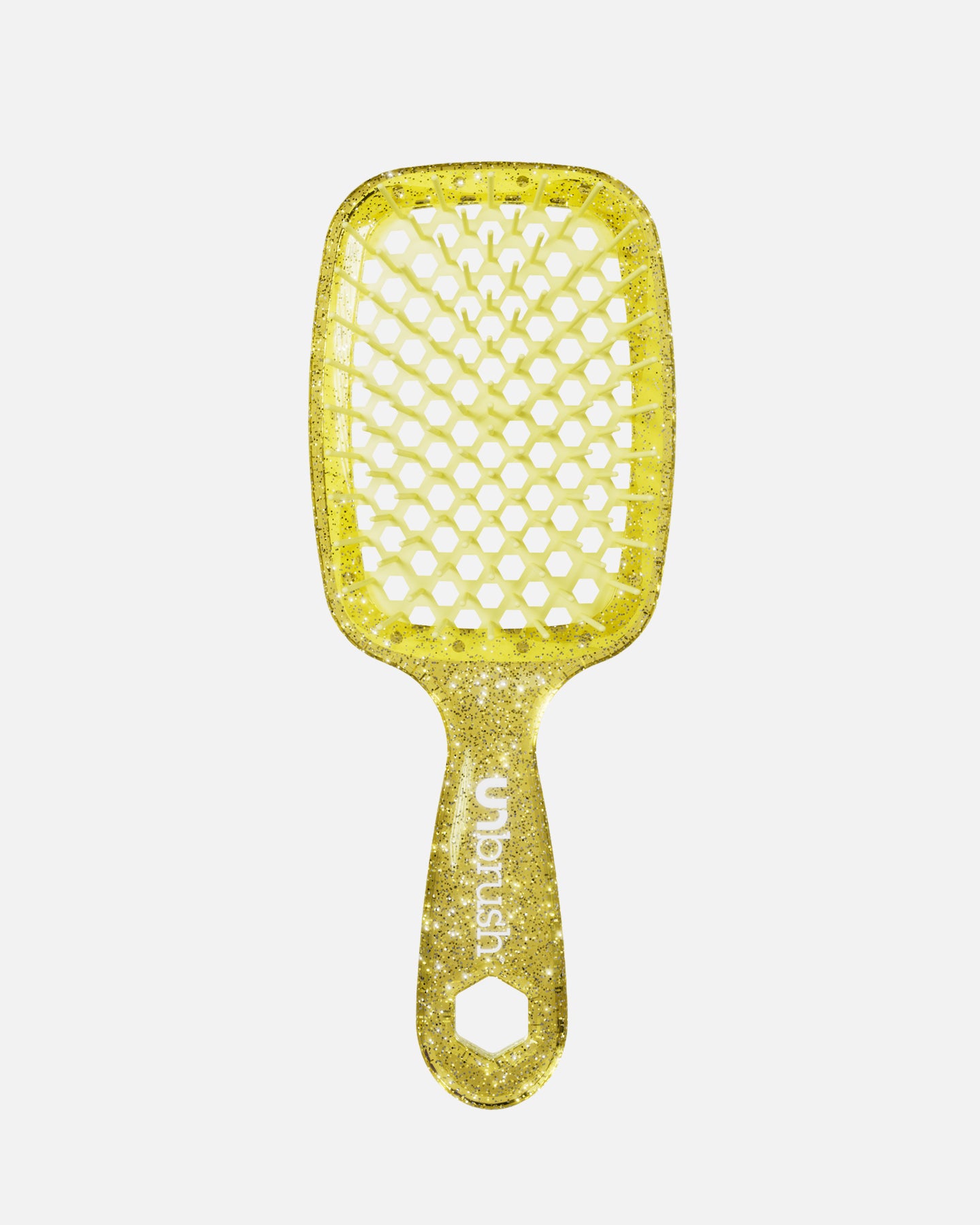 UNbrush Glitter Detangling Hair Brush In Amber Yellow – FHI Heat™