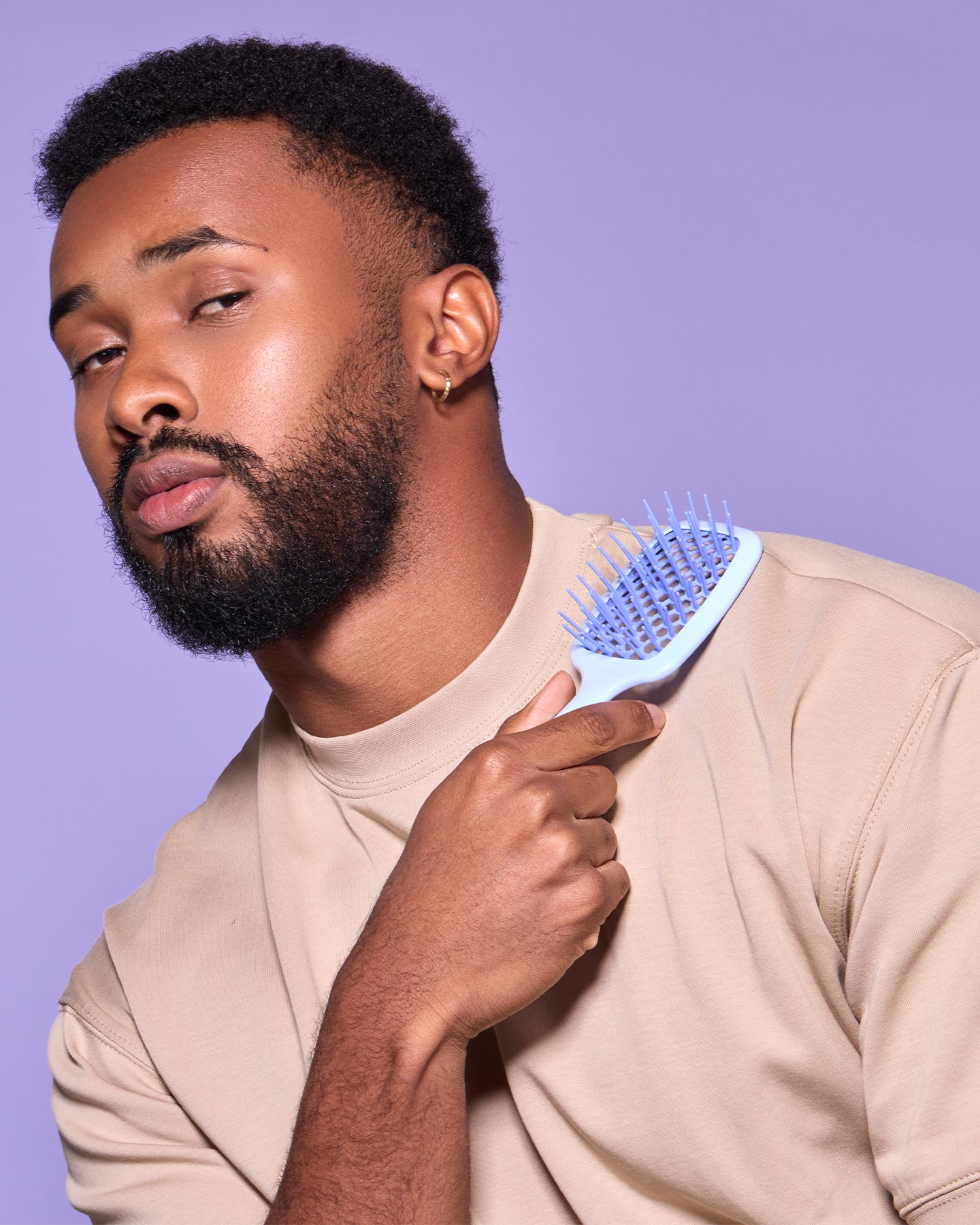 UNbrush Detangling Hair Brush Mini - Periwinkle – FHI Heat™