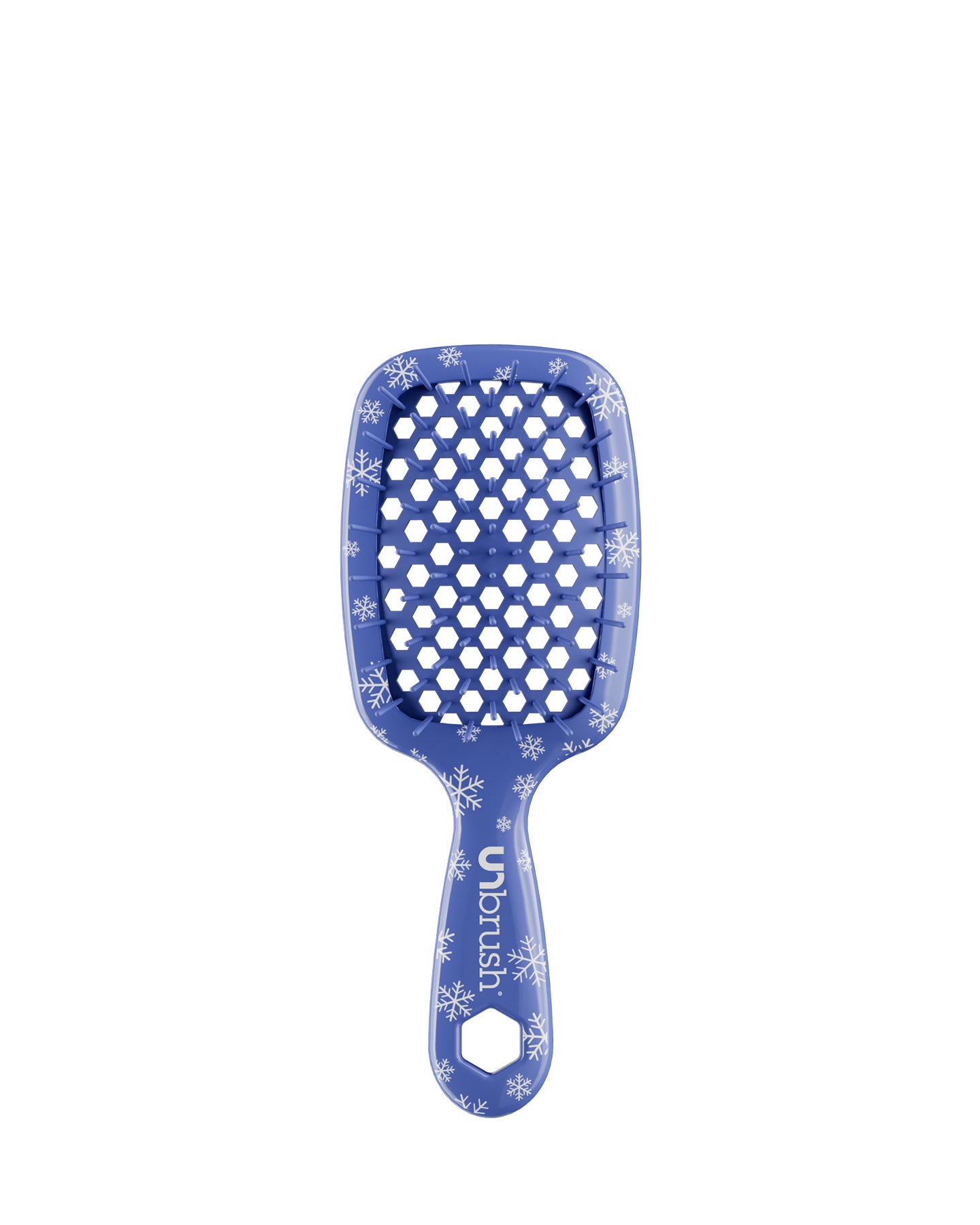 UNbrush Detangling Hair Brush Mini Snowflakes - Frosty – FHI Heat™