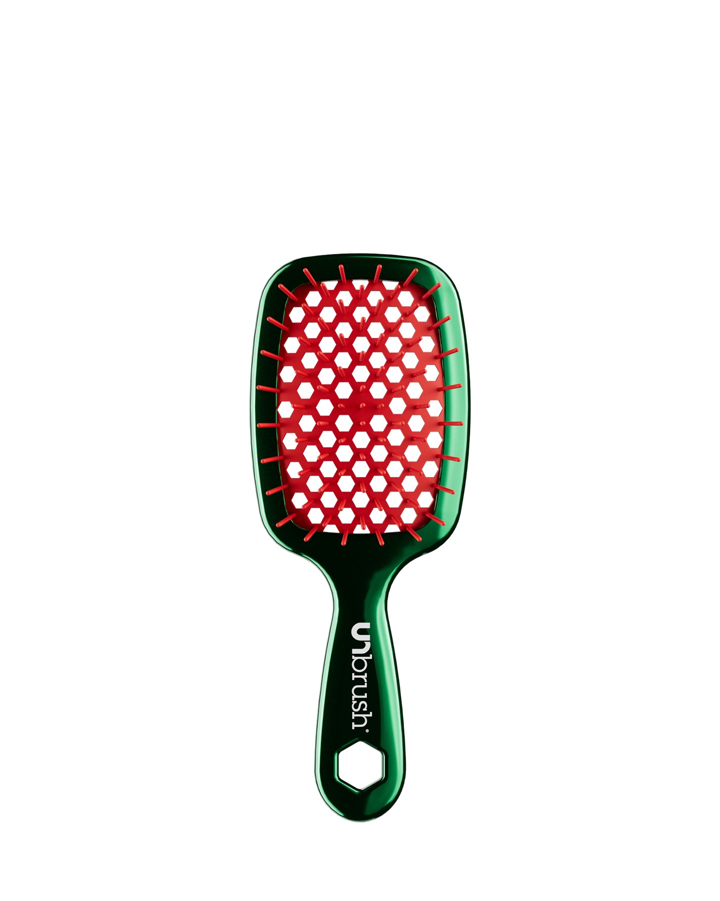 UNbrush Detangling Hair Brush Mini Chrome - Holly – FHI Heat™
