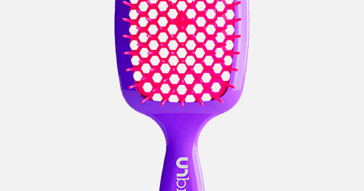 UNbrush Detangling Hair Brush Neon - Electric Berry – FHI Heat™
