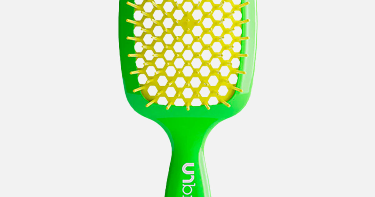UNbrush Detangling Hair Brush Neon - Lemon Lime – FHI Heat™