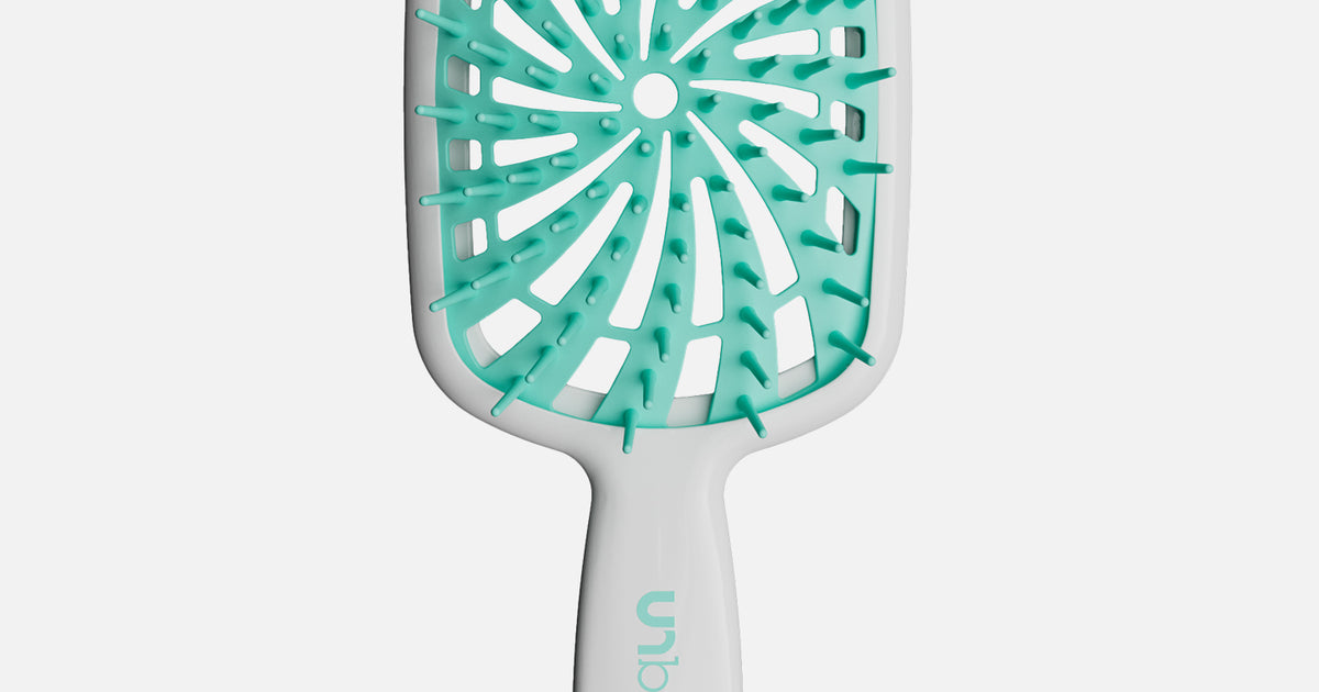 UNbrush Detangling Hair Brush Plus - Mint Swirl – FHI Heat™