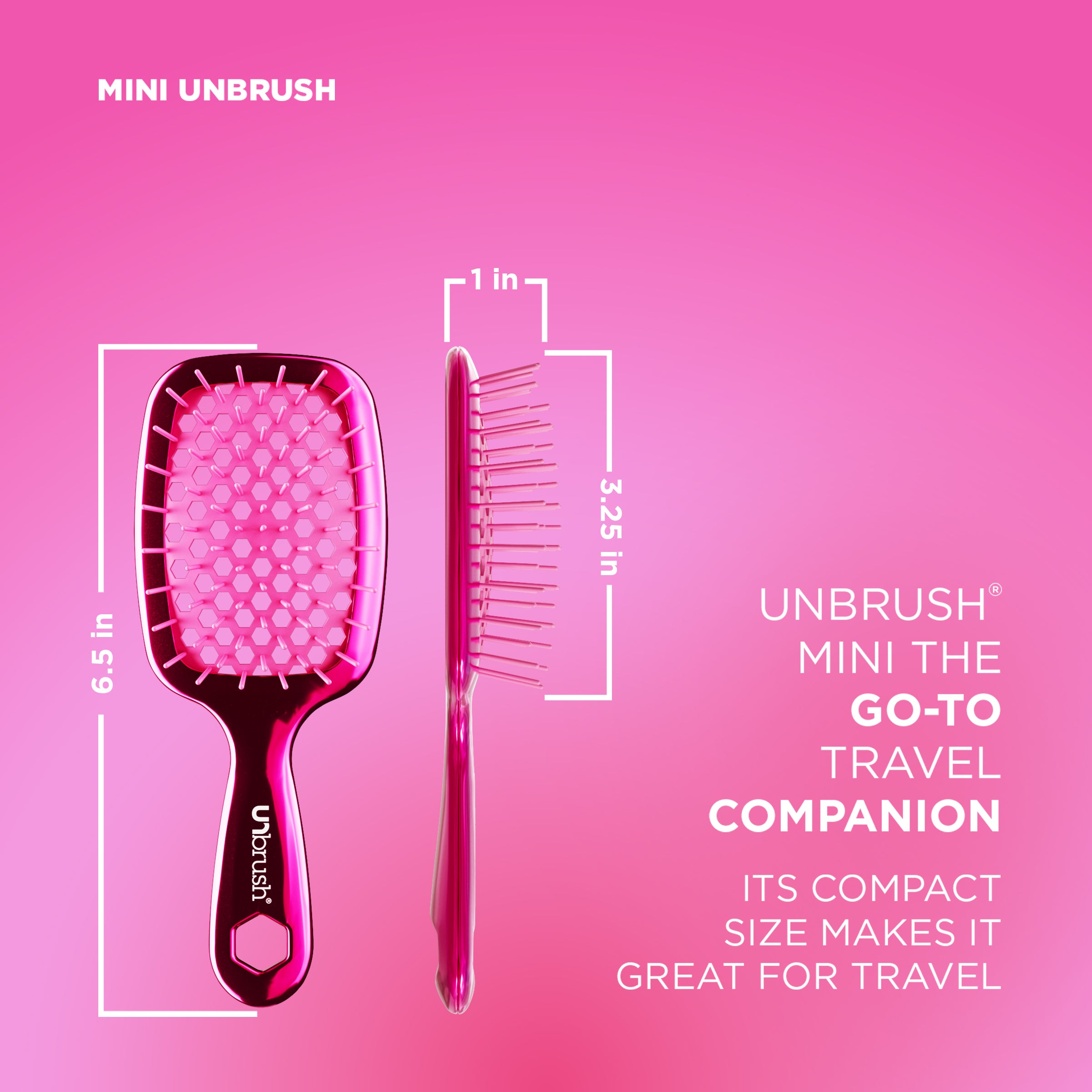 UNbrush Chrome Pink Duo Set – FHI Heat™