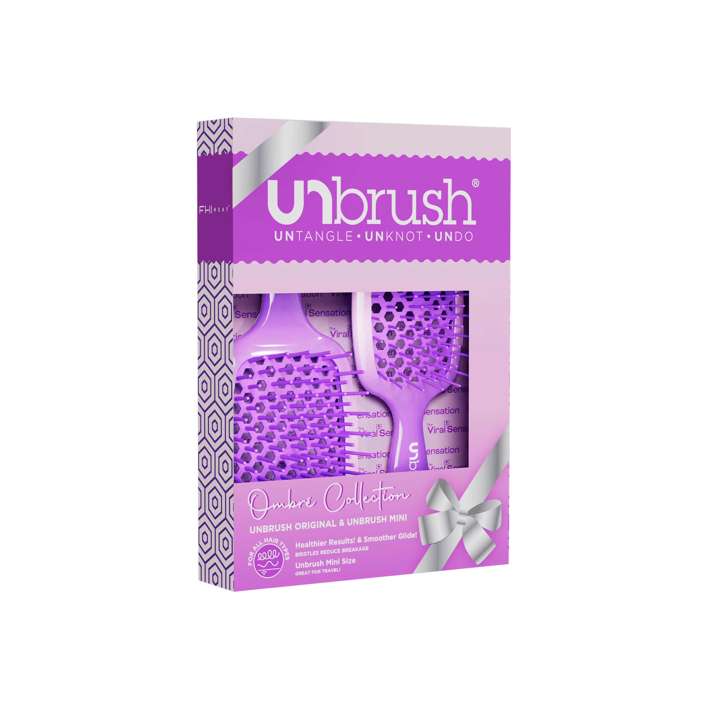 UNbrush Duo Set Purple Ombre – FHI Heat™