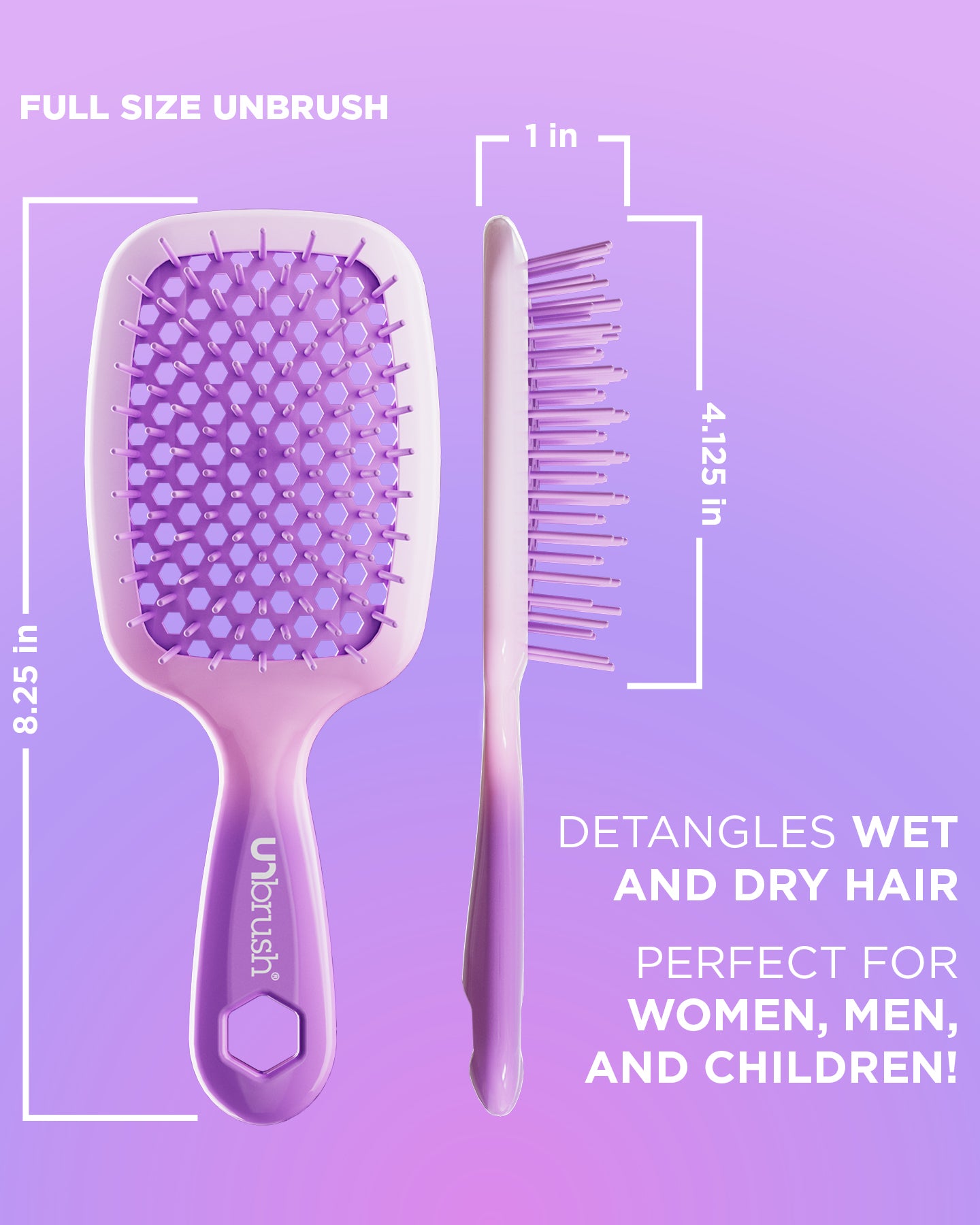 UNbrush Duo Set Purple Ombre – FHI Heat™