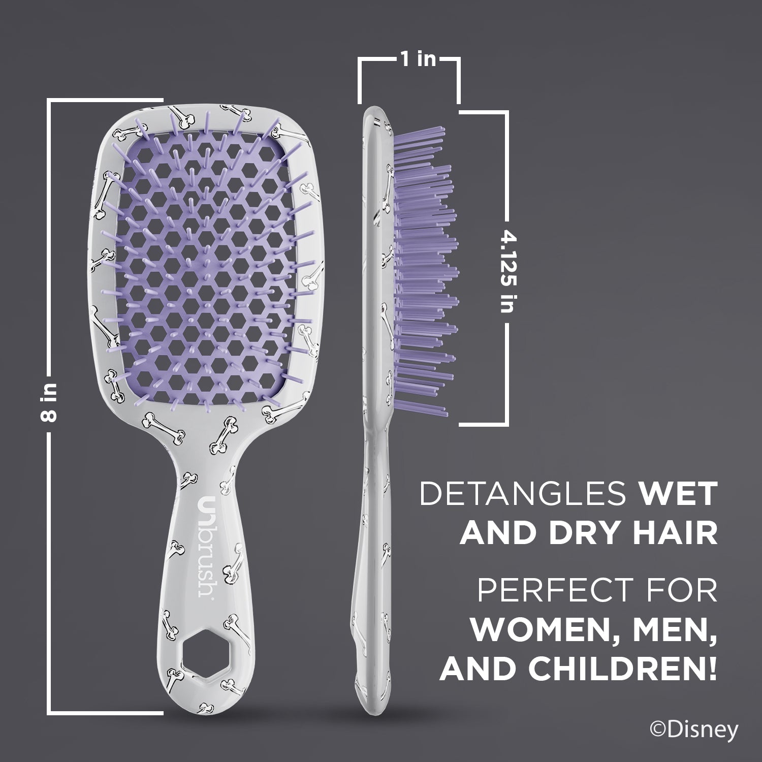 Unbrush Disney The Nightmare Before Christmas Zero - Detangling Brush ...